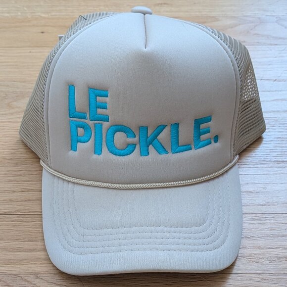 Le Surf Club | Accessories | Le Pickle Hat Foam Round Brim Snapback Tan ...